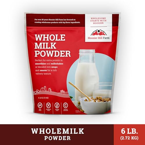 Hoosier Hill Farm Whole Milk Powder, 6LB (Pack of 1)