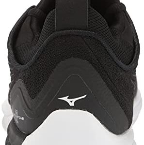 Mizuno 2 Wave Luminous Women's Volleyball Shoe 8 (0800), Black/White, 8