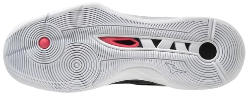 Mizuno womens Wave Momentum Mid Volleyball Shoe 8 1 2 0850 , Black/White, 8.5 US