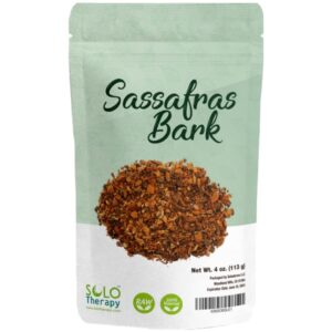 Sassafras Bark , 4 oz. , Sassafras Albidum , Sassafras Tea Bark Root Excellent for Brewing Tea and Other Beverages, Resealable Bag , 100% Natural , Product From USA (4 oz.)