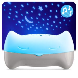 benbat hooty baby soother and projector - sound and sleep projector with glowing night light and starlight projection image for nursery or car - for use at home or on-the-go