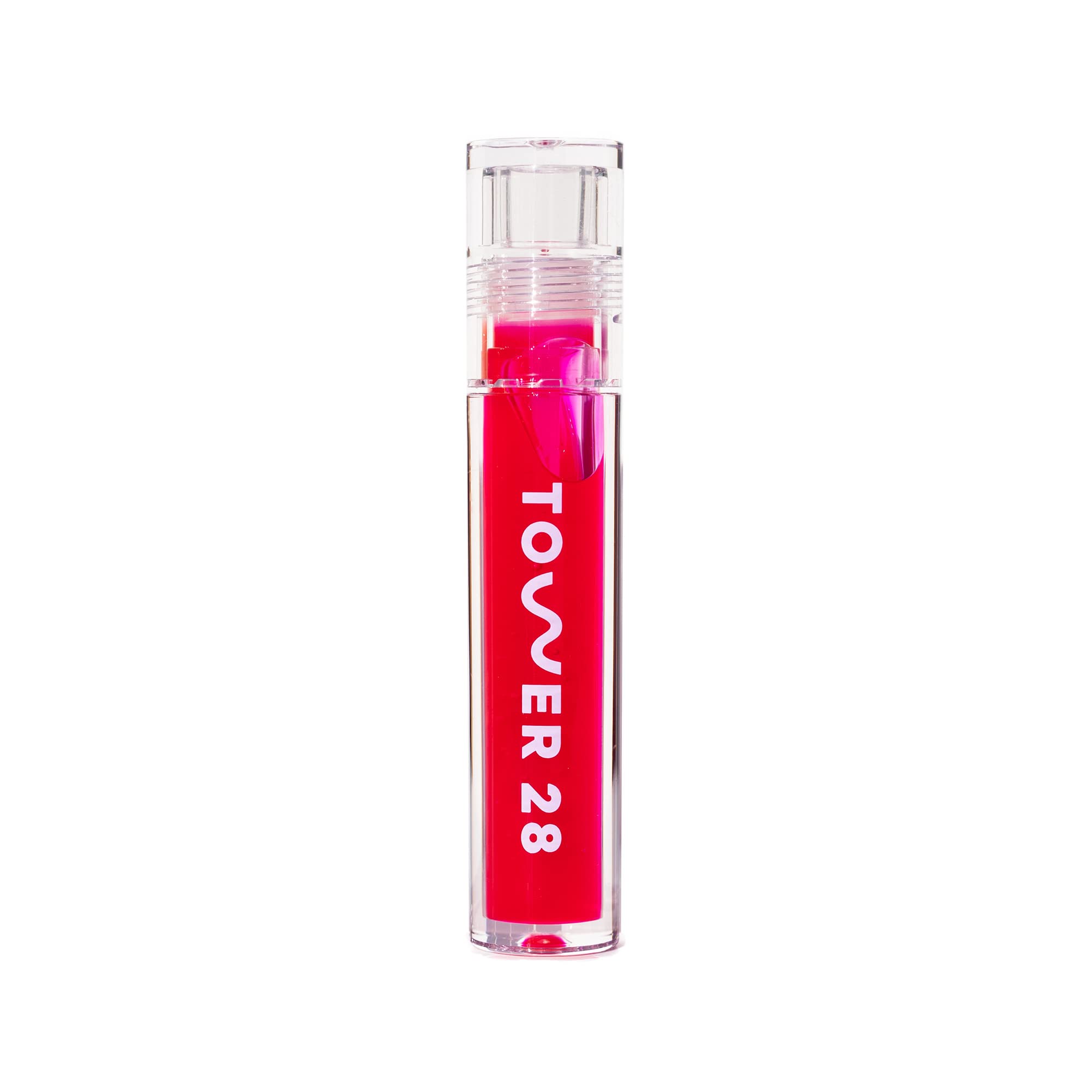 Tower 28 ShineOn Lip Jelly, XOXO, Non-Sticky Lip Gloss, Sheer Pink Vegan Lip Gloss, Moisturizing Apricot and Raspberry Seed Oil, Cruelty Free