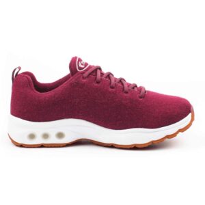 Therafit Paloma Women's Wool Athletic Shoe 8 / Burgundy