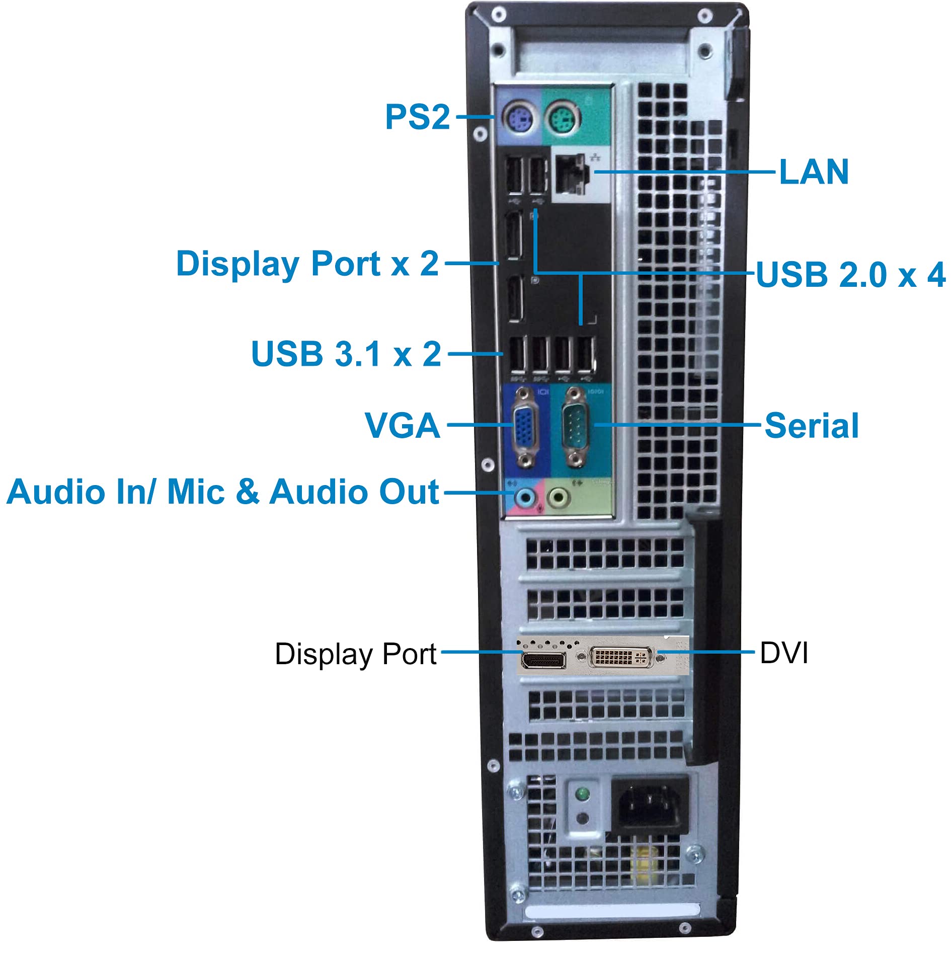 Dell Optiplex 9010 SFF Desktop Computer - Intel i7-3770 Upto 3.9GHz, AMD Radeon 1GB Graphics, 8GB RAM, 1TB SSD, DisplayPort, HDMI, DVI, DVD, Wi-Fi, Bluetooth, TDL - Windows 10 Pro (RENEWED)