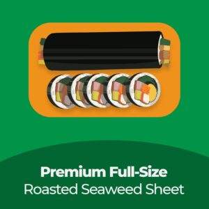 Surasang Gimbap Roasted Seaweed Sheet, Sushi Nori, 20 Full Sheets, Pack of 1