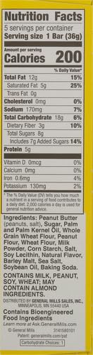 Nature Valley Wafer Bars, Pretzel Peanut Butter, 1.3 oz, 5 ct