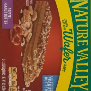 Nature Valley Wafer Bars, Pretzel Peanut Butter, 1.3 oz, 5 ct