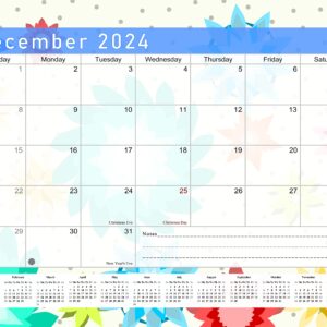 2024 Monthly Magnetic/Desk Calendar - 12 Months Desktop/Wall Calendar/Planner - (Edition #01)