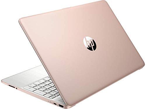 HP 15.6inch HD Laptop, AMD Quad-Core Ryzen 5 3500U Processor Up to 3.70GHz, 8GB DDR4 RAM, 256GB NVMe M.2 SSD, AMD Radeon Vega 8 Graphics, Win10 OS, Rose Pink (Renewed)