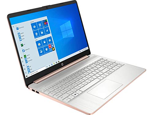 HP 15.6inch HD Laptop, AMD Quad-Core Ryzen 5 3500U Processor Up to 3.70GHz, 8GB DDR4 RAM, 256GB NVMe M.2 SSD, AMD Radeon Vega 8 Graphics, Win10 OS, Rose Pink (Renewed)