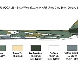 Italeri ITA1442 1:72 B-52H Stratofortress [Model Building Kit], Multi-Color