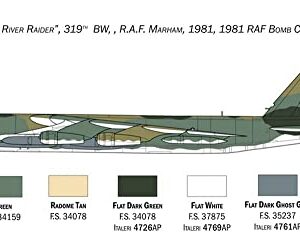 Italeri ITA1442 1:72 B-52H Stratofortress [Model Building Kit], Multi-Color