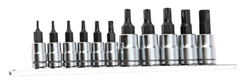 Performance Tool W38791 11 pc. X-Trax Metric Hex Bit Set - Precision Machined Bits for Reliable Grip and Enhanced Performance