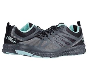 fila speedstride tr black/castlerock/fashion aqua 9 b (m)