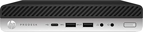 HP EliteDesk 705 G4 Mini Desktop Computer: AMD Quad-Core Ryzen 5 Pro 2400GE upto 3.8GHz, 8GB DDR4 RAM, 256GB SSD, Windows 10 Pro (Renewed)