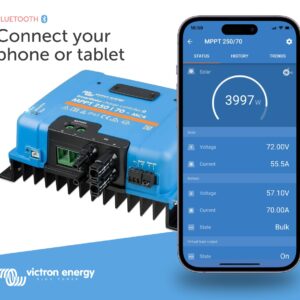 Victron Energy SmartSolar MPPT MC4 250V 70 amp 12/24/36/48-Volt Solar Charge Controller (Bluetooth)