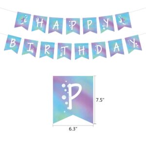 Dolphin Party Decoration Birthday Party Decoration Blue Party Decoration Ocean Party Decoration Include Balloons, Spiral Charms, Paper Fans, Cupcake Toppers, Happy Birthday Banner