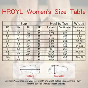 HROYL Women Closed Toe Ballroom Dance Shoes Low Heel Latin Salsa Tango Waltz Character Dance Shoes,YCL245-Silver-6,US9