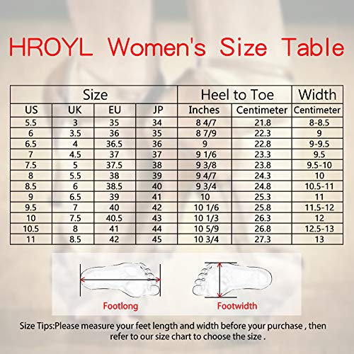 HROYL Women Closed Toe Ballroom Dance Shoes Low Heel Latin Salsa Tango Waltz Character Dance Shoes,YCL245-Silver-6,US9