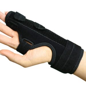 mars wellness boxer fracture splint - 4th or 5th metacarpal splint hand and finger brace - broken fingers, wrist, pinky and hand immobilizer - small/medium