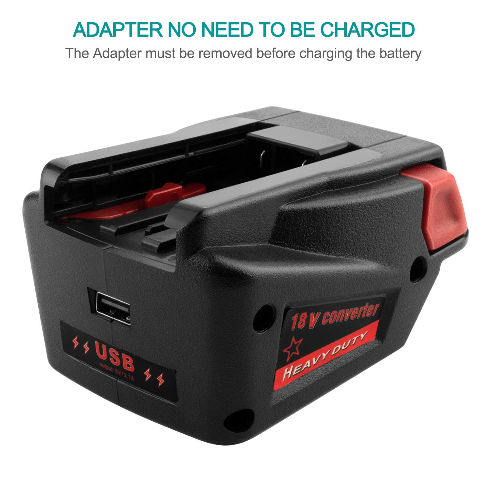 ADVTRONICS Adapter Compatible with Milwaukee M18 18V Battery to for Milwaukee V18 48-11-1830 48-11-2200 48-11-2230 18V NI-CD Tool Battery