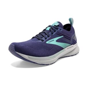 brooks ricochet 3 women's neutral running shoe - peacoat/ribbon/blue tint - 11