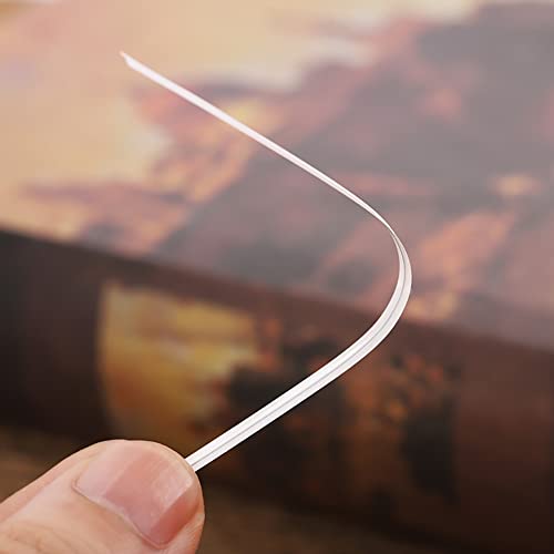 Unves 1000 Pcs White Paper Twist Ties Reusable Bread Ties for Bags Candy Coffee Cello Cake Pops (4 Inches)