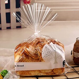 Unves 1000 Pcs White Paper Twist Ties Reusable Bread Ties for Bags Candy Coffee Cello Cake Pops (4 Inches)