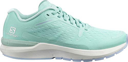 Salomon Sonic 4 Balance Running Shoes for Women, Tanager Turquoise/White/Kentucky Blue, 12