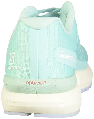 Salomon Sonic 4 Balance Running Shoes for Women, Tanager Turquoise/White/Kentucky Blue, 12