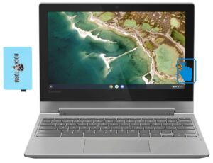 lenovo chromebook flex 3 home and business laptop-2-in-1 (mediatek mt8173c 4-core, 4gb ram, 32gb emmc, powervr gx6250, 11.6" touch hd (1366x768), wifi, bluetooth, webcam, 1xhdmi, chrome os) with hub