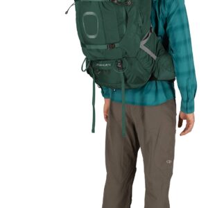 Osprey Aether Plus 70L Men's Backpacking Backpack, Axo Green, S/M