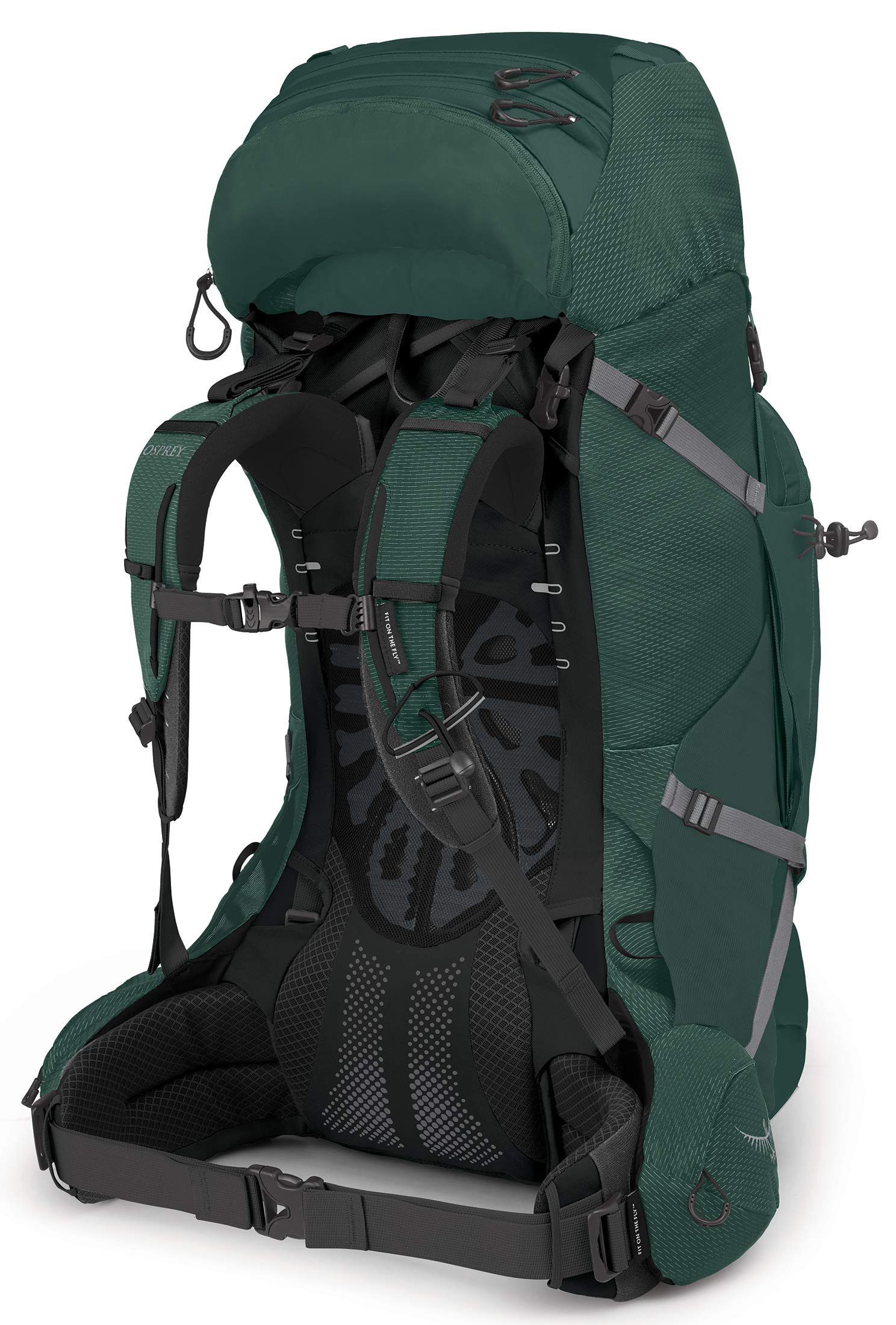 Osprey Aether Plus 70L Men's Backpacking Backpack, Axo Green, S/M