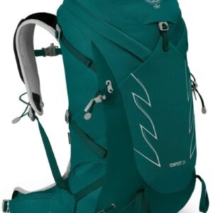 Osprey Tempest 34L Women's Hiking Backpack with Hipbelt, Jasper Green, Medium/Large