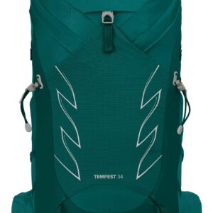 Osprey Tempest 34L Women's Hiking Backpack with Hipbelt, Jasper Green, Medium/Large