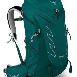 Osprey Tempest 34L Women's Hiking Backpack with Hipbelt, Jasper Green, Medium/Large