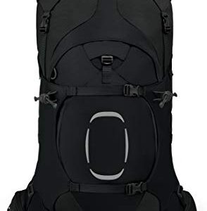 Osprey Aether 65L Men's Backpacking Backpack, Black, L/XL