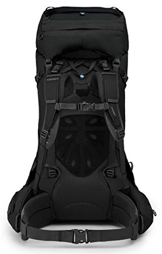 Osprey Aether 65L Men's Backpacking Backpack, Black, L/XL