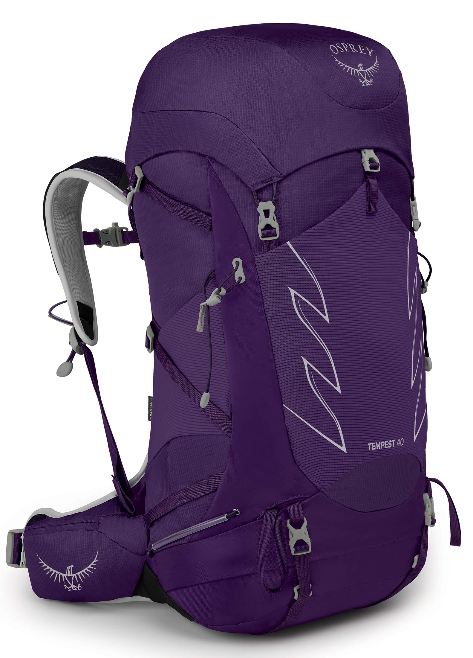 Osprey Tempest 40L Women's Hiking Backpack with Hipbelt, Violac Purple, WXS/S