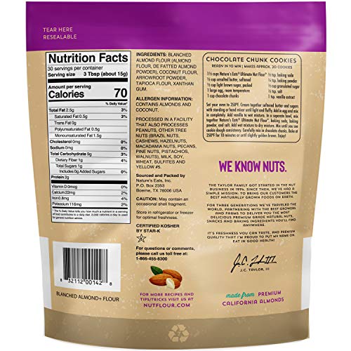 Nature's Eats Ultimate Nut Flour, Almond, 16 Ounce