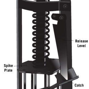 YARDDOG Bite Spikes Plunger Mole Trap