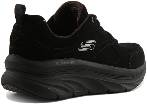 Skechers womens D'lux Walker Sneaker, Bbkblack Black, 9.5 US