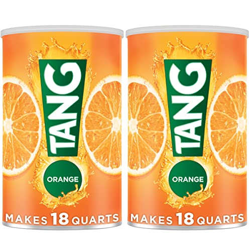 Tang Jumbo Orange Naturally Flavored Powdered Drink Mix 58.9 oz(Pack of 2)