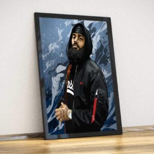 Nipsey Hussle Poster/Nipsey Hussle Original Print/Nipsey Hussle Artwork - Music Poster Wall Art