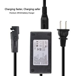 aunstarwei 29V 2A Adapter Charger for Lift Chair or Power Recliner OKIN, Limoss SP2-B SP2-A SP2-B1 SP2-A1 MC125,Tranquil Ease, AC/DC Switching Power Supply Transformer + polarized SPT2 Power Wall Cord