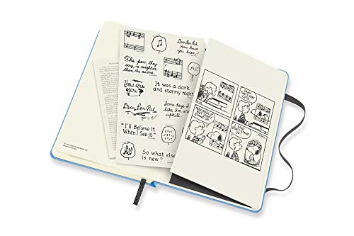 Moleskine Limited Edition Peanuts 18 Month 2021-2022 Weekly Planner, Hard Cover, Pocket (3.5" x 5.5"), Blue