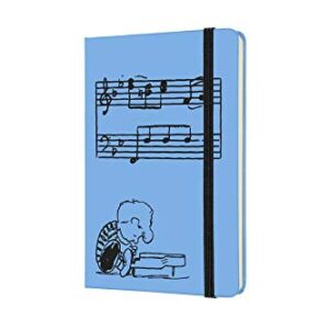 Moleskine Limited Edition Peanuts 18 Month 2021-2022 Weekly Planner, Hard Cover, Pocket (3.5" x 5.5"), Blue