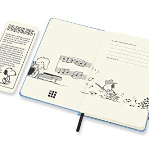 Moleskine Limited Edition Peanuts 18 Month 2021-2022 Weekly Planner, Hard Cover, Pocket (3.5" x 5.5"), Blue