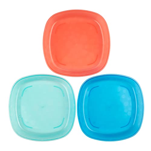 Dr. Brown's Stackable Plate Set for Toddlers and Babies, BPA Free - 3-Pack, 4m+