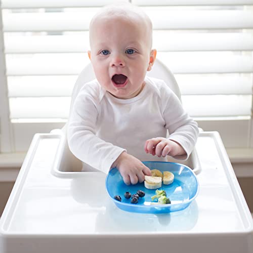 Dr. Brown's Stackable Plate Set for Toddlers and Babies, BPA Free - 3-Pack, 4m+